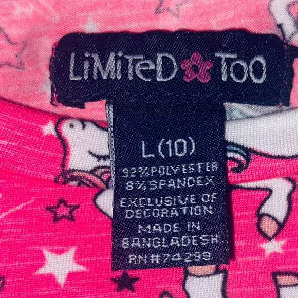 Limited Too | Dresses | Limited Too Girls Unicorn Hot Pink Dress | Poshmark